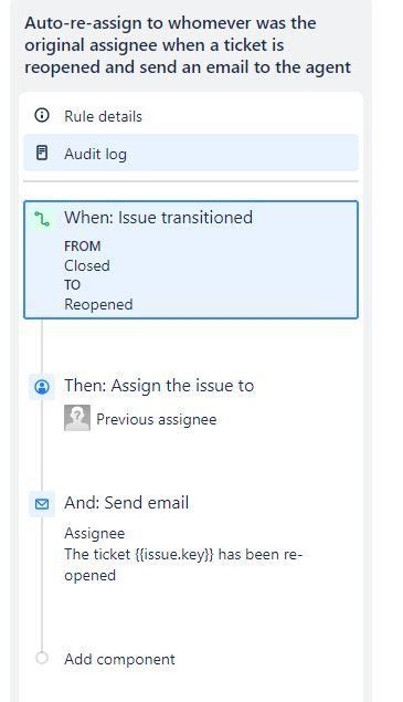Jsm Cloud Automation Rule To Auto Reassign The Pre
