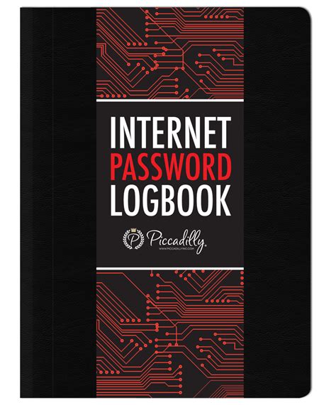 Internet Password Logbook
