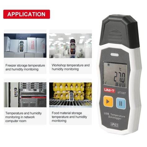 Uni T Ut330t Ut330th Páratartalom Hőmérséklet Adatgyűjtő Digitális Hőmérő Higrométer Usb