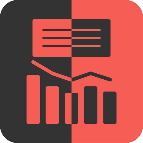 Chart Red Inverse Icon 40950723 Vector Art At Vecteezy