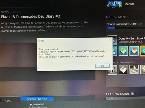 My Game Keeps Crashing Whenever I Try To Load A City Or Start A New One