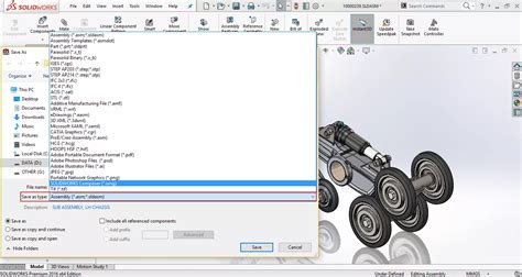 Save SolidWorks Assembly As A Part