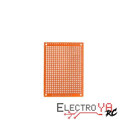 Pcb Perforada Para Proyectos De 5x7cm Electroya Robótica Y Electrónica