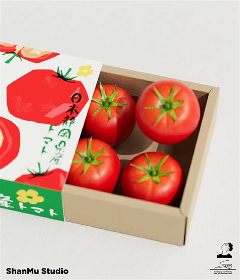 一盒番番番茄 包装设计 山姆不在纽约 站酷zcool