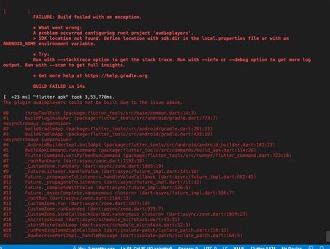 Not Able To Build Apk In Android Studio In By Using Android Folder In Flutter Stack Overflow
