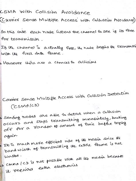 Networking DCCN Csma Carrier Sense Multiple Access