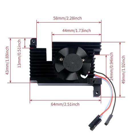 Raspbery Pi 4 Case Geeekpi Raspberry Pi 4 Aluminum Heatsink Por Luiz