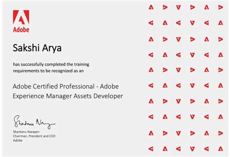 Sakshi Arya On Linkedin Adobecertified Aem Careerachievement Aemassets Adobeexperiencemanager