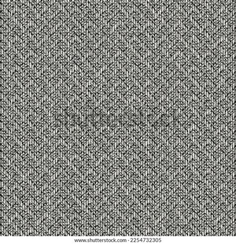 Monochrome Micro Mesh Textured Herringbone Pattern Stock Vector Royalty Free 2254732305
