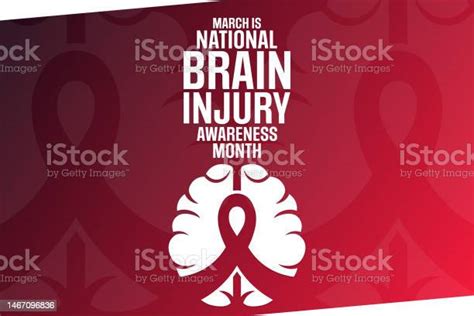 3 월은 전국 뇌 손상 인식의 달입니다 벡터 그림입니다 휴일 포스터 3월에 대한 스톡 벡터 아트 및 기타 이미지 3월 감시 개념 Istock