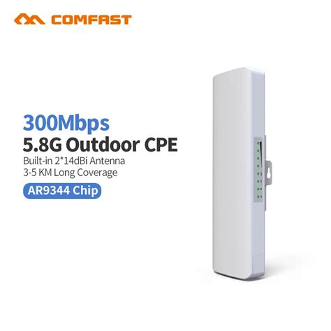 Km Long Range Ghz Mbps Wireless Outdoor Cpe Wifi Bridge High Power Wireless Router Dbi