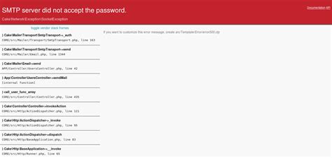 Configuring Gmail In Cakephp 3