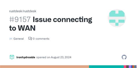 Issue Connecting To WAN Rustdesk Rustdesk Discussion 9157 GitHub