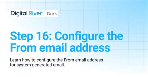 Step 16 Configure The From Email Address Salesforce Lightning B2b