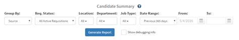Candidate Summary Report Hirebridge