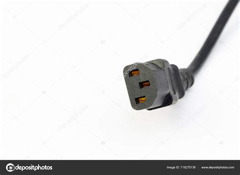 Black Female Rubber Connector Power Plug Isolated White Background Stock Photo Hbilalfinance