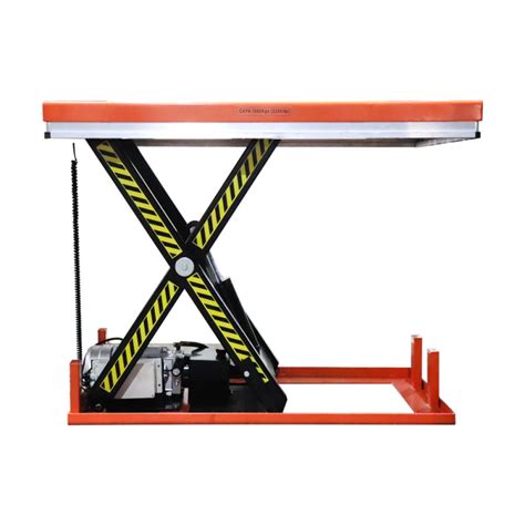 110v Stationary Powered Hydraulic Lift Table 32 932 X 51 316 Table