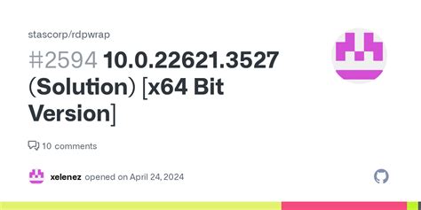 100226213527 Solution X64 Bit Version · Issue 2594 · Stascorprdpwrap · Github