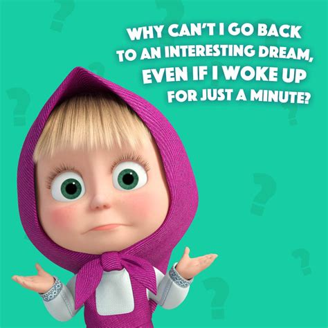 Masha And The Bear On Twitter Interesting Dreams Are The Best Its