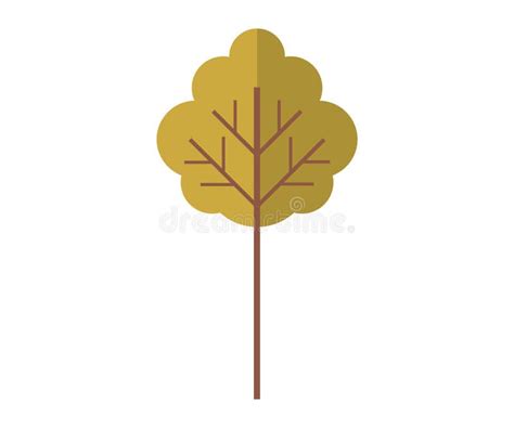 Tree The Tree Trunk Represents Solid Foundation And Strength Tree Stock Vector Illustration