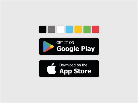 Android And Ios Badge To Download By Fernando Castro On Dribbble