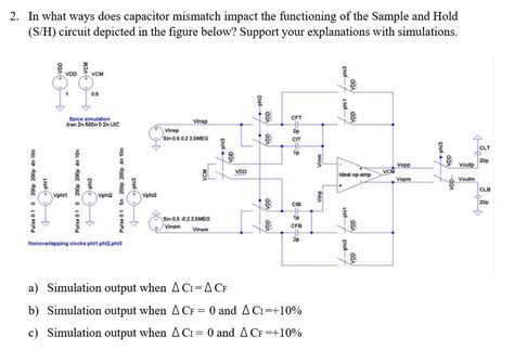 Solved In What Ways Does Capacitor Mismatch Impact The