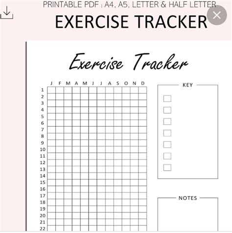 Exercise Tracker Year In Pixels Fitness Tracker Lettering