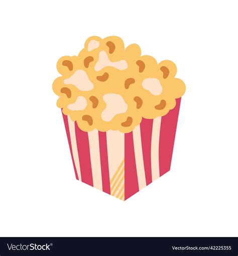 Pop Corn Icon Royalty Free Vector Image Vectorstock