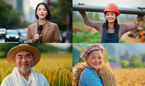 各行各业人们笑容笑脸 不同职业美好生活 视频素材下载 编号 31266368 光厂 Vj师网