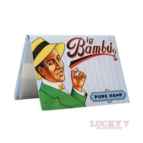Big Bambu King Size Hemp Papers Ct Display Wholesale