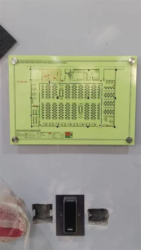 Green LED Exit Sign Board Input Voltage 220 Shape Rectangle At Rs 1000 In New Delhi