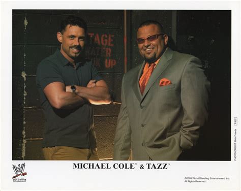 Michael Cole And Tazz Wwe Promo Photo N