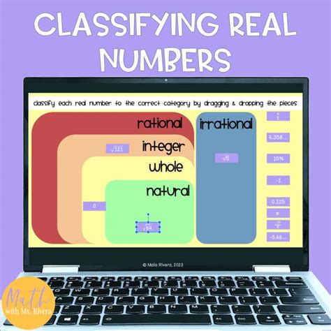 Classifying Real Numbers Drag And Drop Digital Activity For Pre Algebra