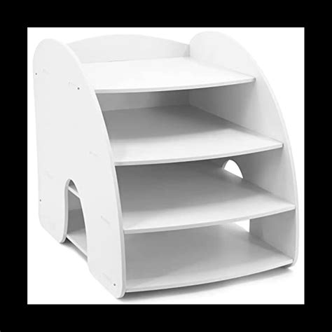 Desktop File Rack 4 Layer Folder Rack File Classification Finishing