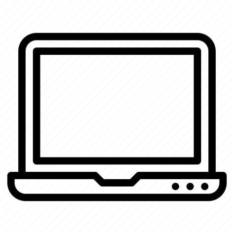 Laptop Screen Device Online Technology Business Internet Icon Download On Iconfinder