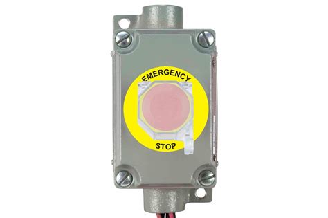Larson Electronics 10a Explosion Proof Mushroom Push Button Switch