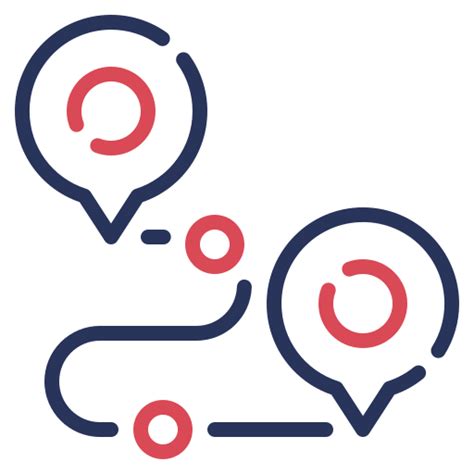 Route Pin Direction Location Path Gps Road Icon Download On Iconfinder