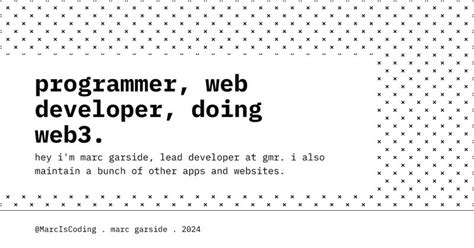 Marc Garside On Linkedin Marciscoding Marc Garside