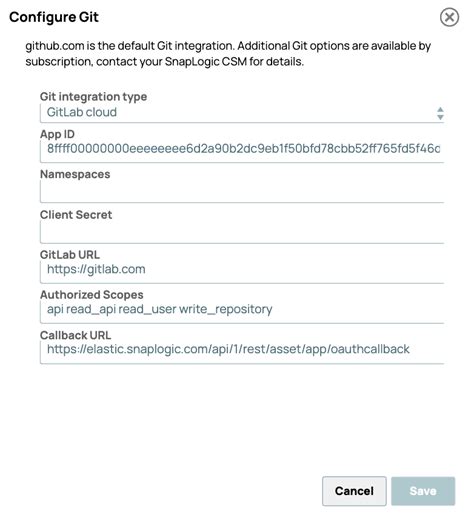 Configure Gitlab Cloud And The Git Integration