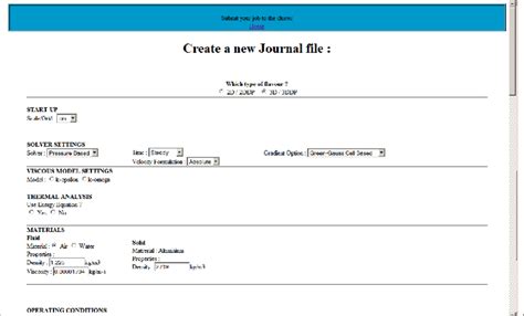 A Portal For Non Command Line Based Fluent Users Download Scientific Diagram