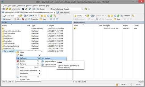 How To Upload Files To Aws Ec2 Using Winscp Technotaught