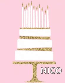 Animated Birthday Cake With Candles Gifs Tenor