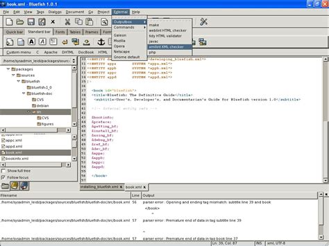 Bluefish Editor ThinkPenguin