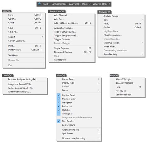 Logic Analyzers Zeroplus