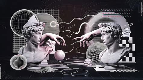 레트로 80년대 미학과 네온 조명과 함께 신스 웨이브 아트 프리미엄 Ai 생성 벡터