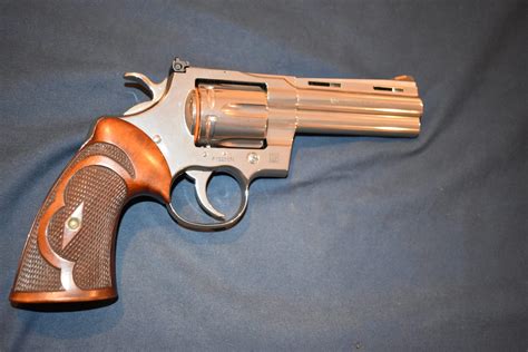 Colt Python Officers Mpdel Target Original Roper Grips Cpr2 Rogers