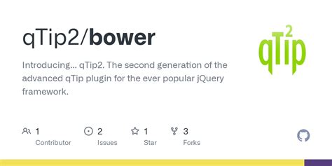 GitHub QTip2 Bower Introducing QTip2 The Second Generation Of