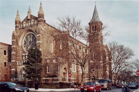 Sacred Heart Church Window Shattered —