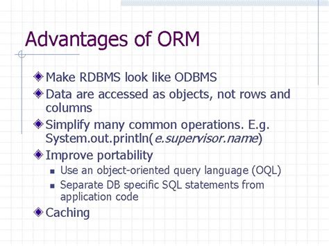 Cs 520 Web Programming Objectrelational Mapping With Hibernate