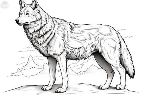Coloriage Loup
